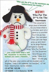 The NSFW Snowman | Not Shallow